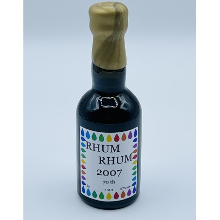 Sample de Rhum Rhum 2007 anniversaire 70 ans Velier