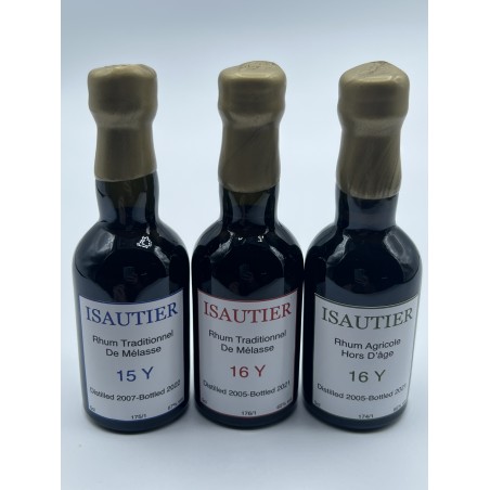 Coffret de samples de rhum Isautier